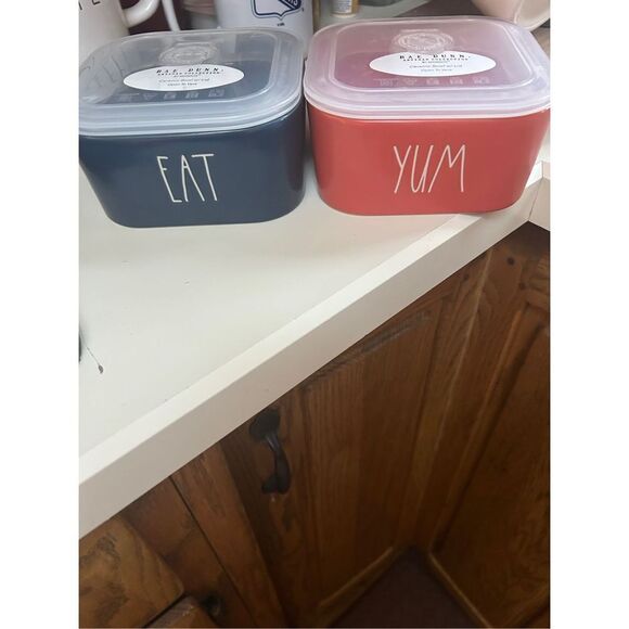 Rae Dunn | Kitchen | Rae Dunn Eat And Yum Foodcontainers | Poshmark